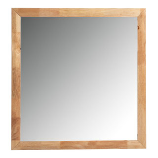 Nova Domus Santa Barbara Modern Natural Rectangular Mirror ...