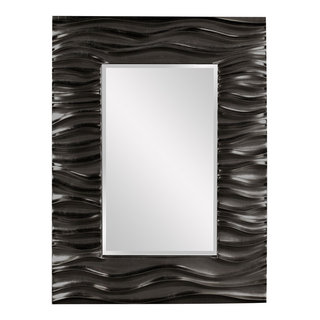 Howard Elliott Zenith Mirror, 31"x39"x2" - Transitional - Bathroom ...