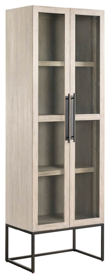 River Rock Display Cabinet - Modern - China Cabinets And Hutches - by ...