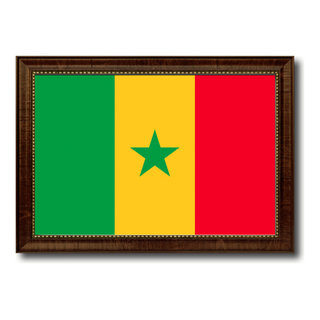 Senegal Country Flag Canvas Print, 15"x21", 15"x21" - Traditional ...