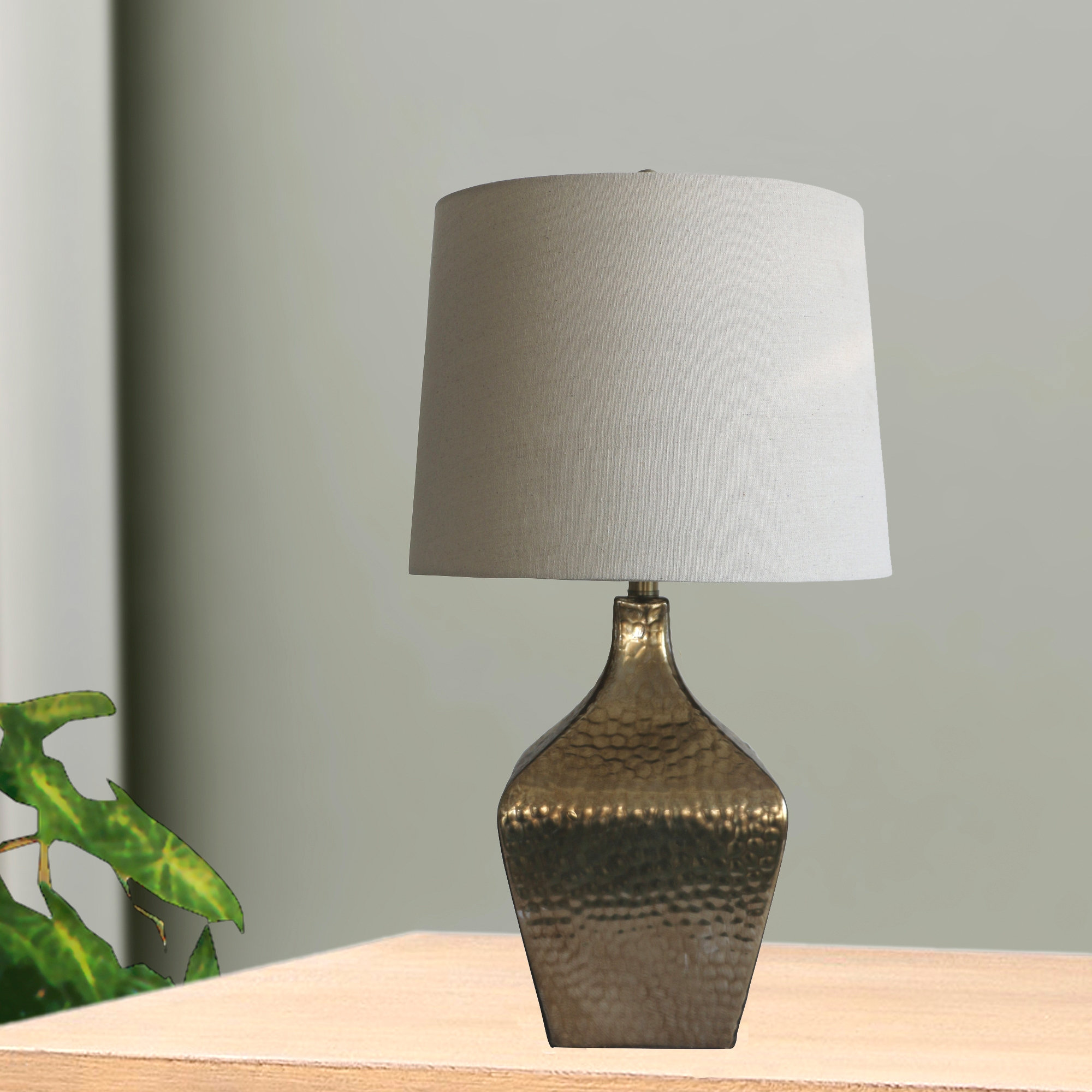 Fangio Lighting's 5161 Antique Brown and Rubbed Bronze Jug Table Lamp ...