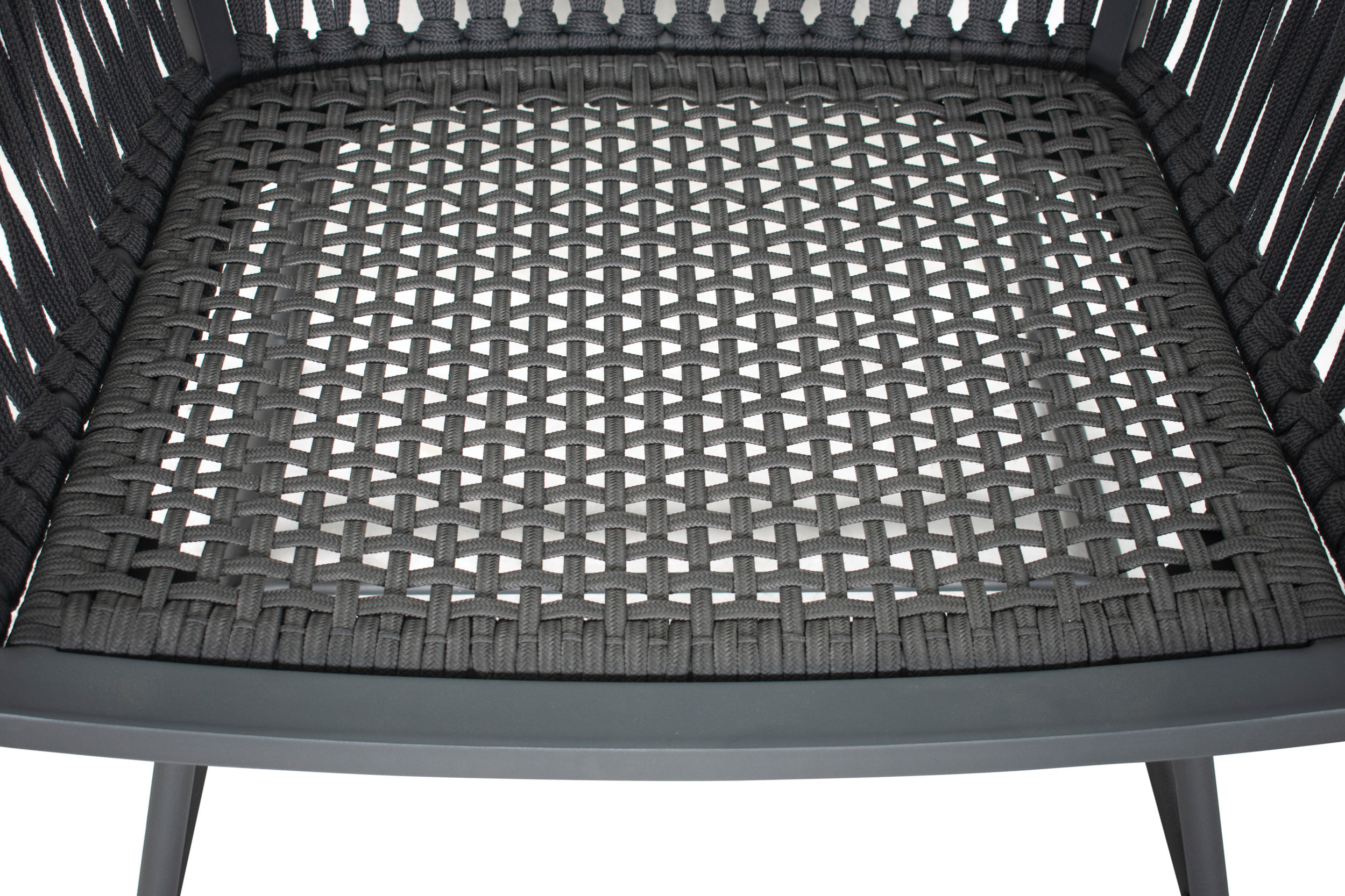 Orion Lounge Chair - Dark Pebble Outdoor Lounge Chair - Beach Style ...