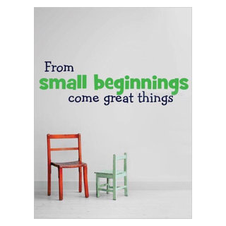 Decal, From Small Beginnings Come Great Things, 10x40", 10X40 ...