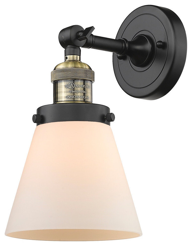 Small Cone 1 Light Sconce - Industrial - Wall Sconces - by Innovations ...