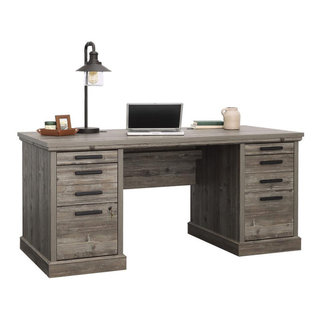 Aspen Post Executive Desk Pp A2, 4' Round - Contemporary - Desks And ...