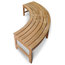 Teak Curved Bench 7' - Transitional - Outdoor Benches - by Goldenteak ...