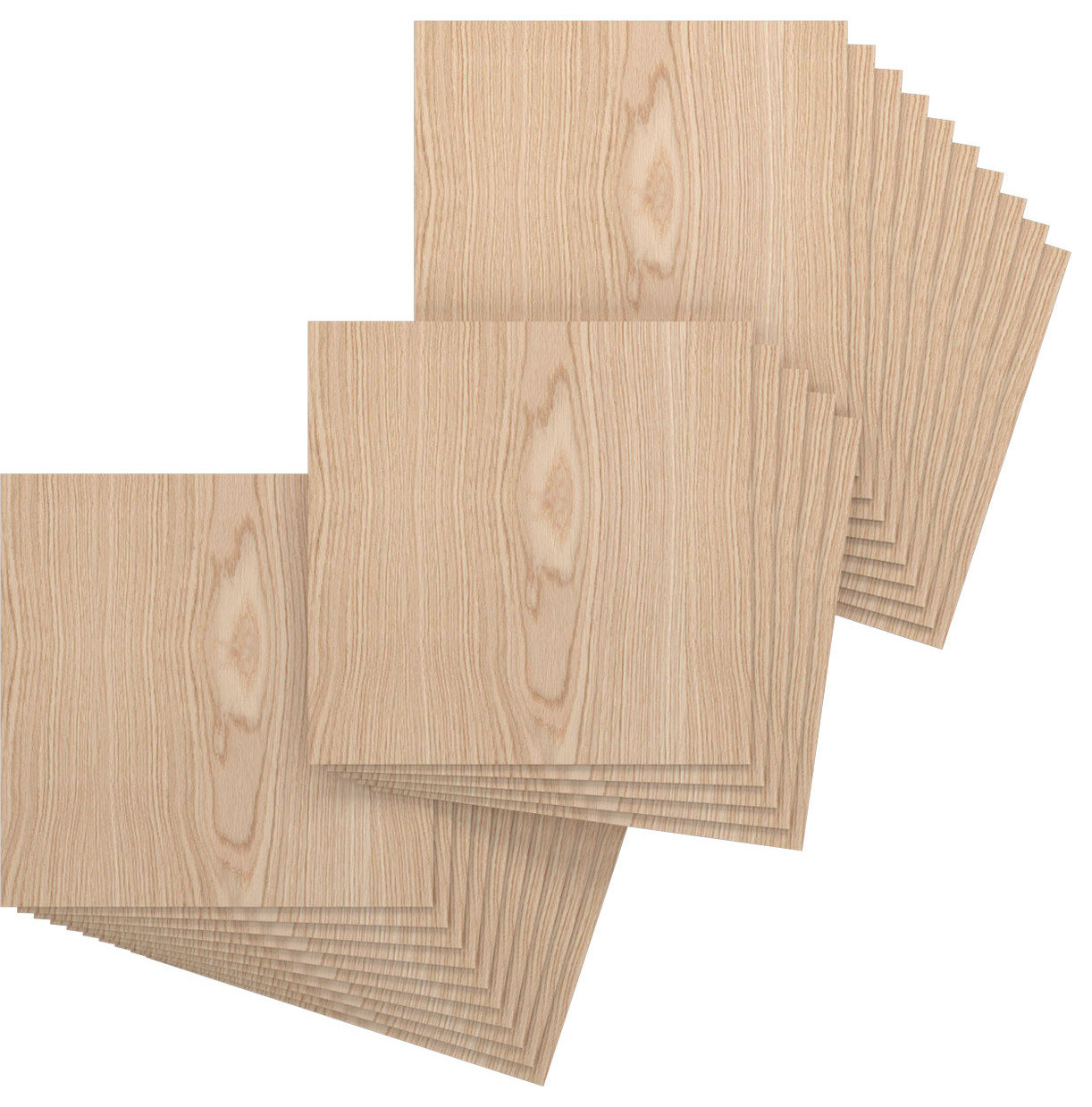 7 3/4"W x 7 3/4"H x 1/4"T Wood Hobby Board, Alder, 23.75"Wx23.75"Hx.375 ...