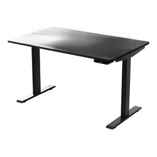 30" Adjustable Black Stainless Steel Standing Desk - Industrial - Desks ...