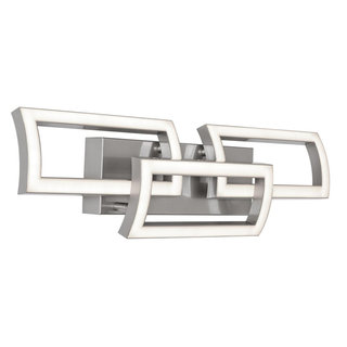 Sia 3 Light Bathroom Vanity Light, Painted Nickel - Modern - Bathroom ...