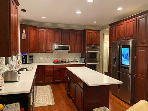 Kitchen layout/ fridge placement