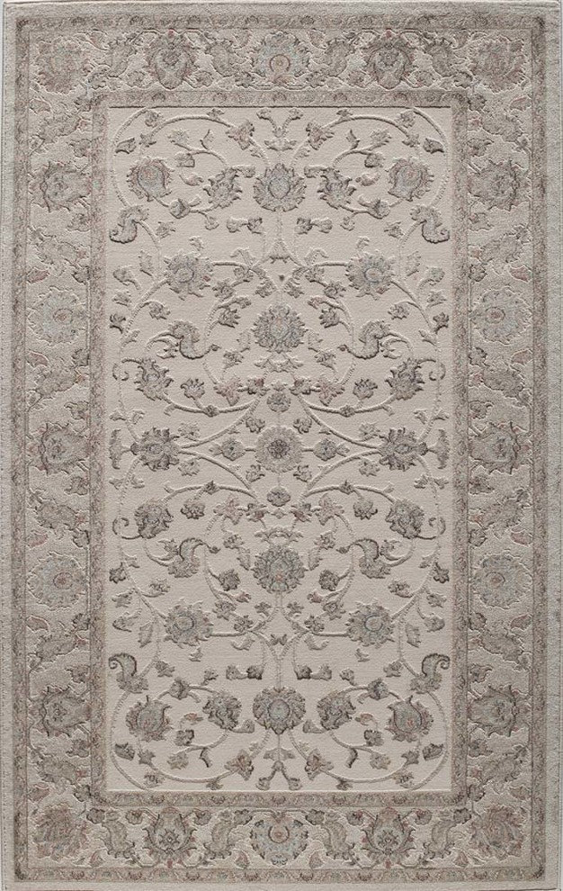 Riviera Rug, Ivory Cream, 2'7"x4'11", 8'x10' - Traditional - Area Rugs ...