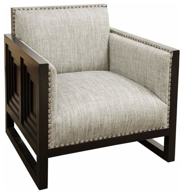Benjamin Chair, Walnut Frame - Transitional - Armchairs And Accent ...
