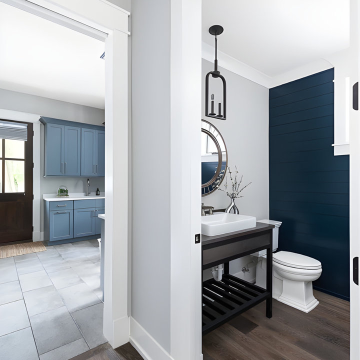 75 Wall Paneling Powder Room Ideas You'll Love - May, 2026 | Houzz
