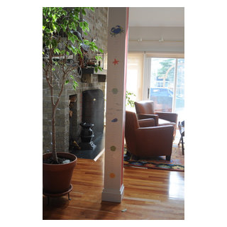 Growth Chart on kitchen column - Portland Maine - by Alison Bramhall ...