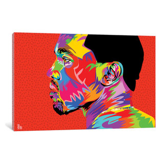 "Kanye West II" by TECHNODROME1, Canvas Print, 18x12x1.5 ...