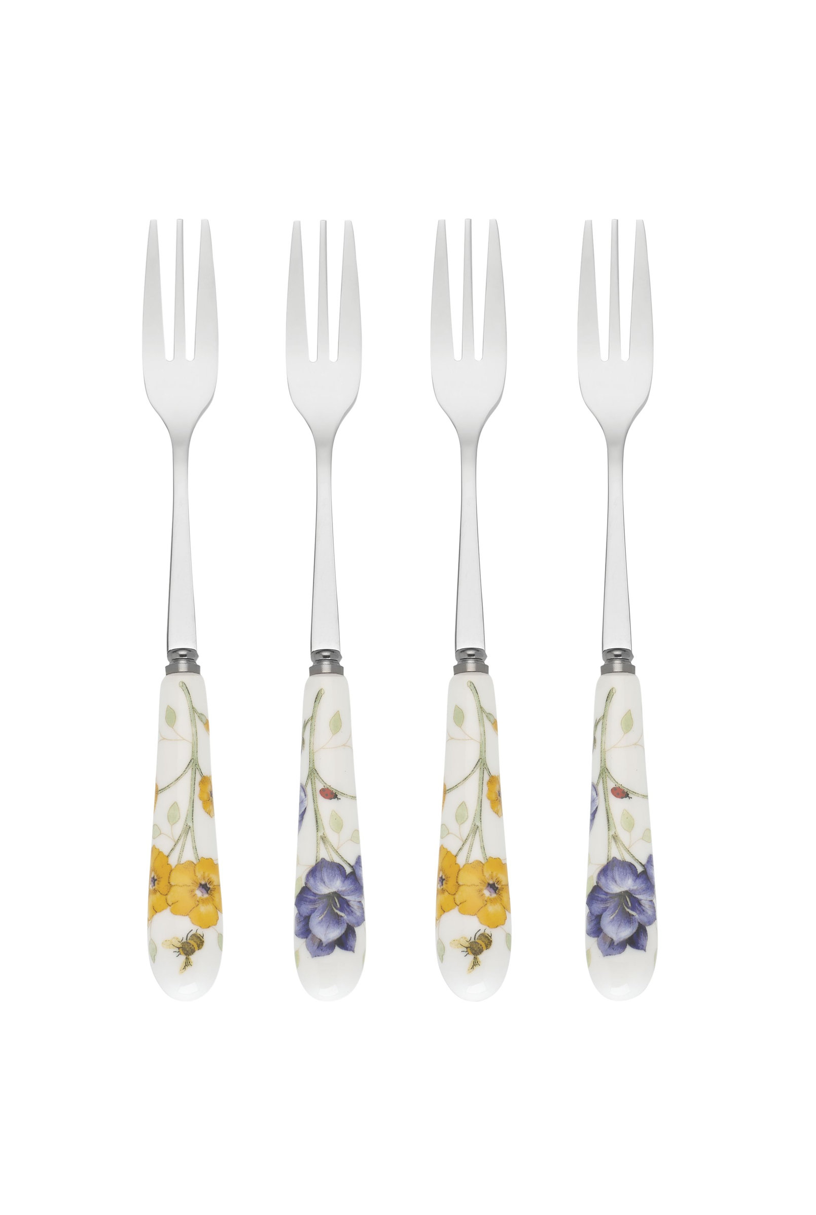 Butterfly Meadow Flatware Cocktail Forks, Set of 4 - Farmhouse - Forks ...