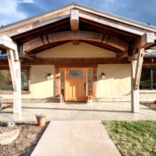 75 Most Popular White Adobe Exterior Design Ideas for July 2020 ...