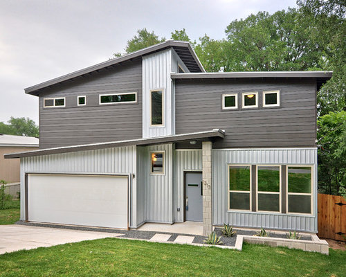 Offset Roof Home Design Ideas, Pictures, Remodel and Decor