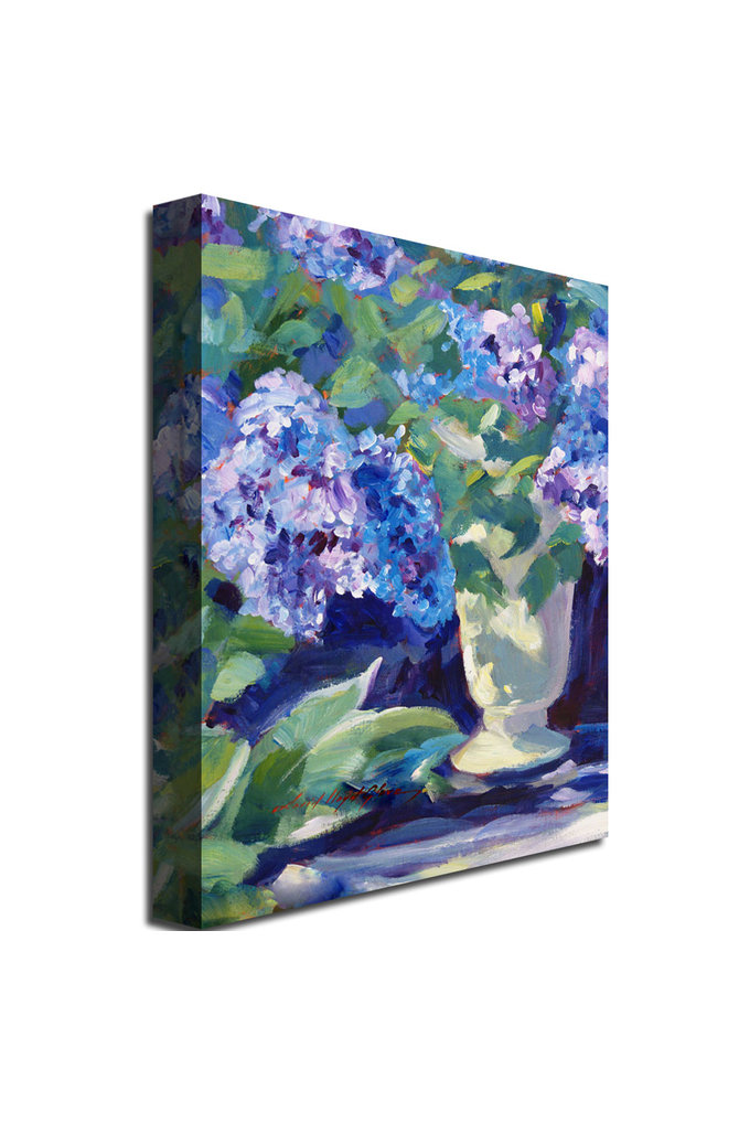 'Lavendar Hydrangeas' Canvas Art by David Lloyd Glover, 24" x 32 ...