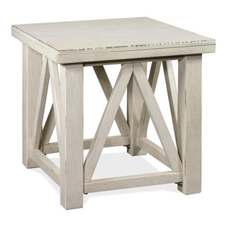 Riverside Furniture Aberdeen Side Table - Farmhouse - Side Tables And ...