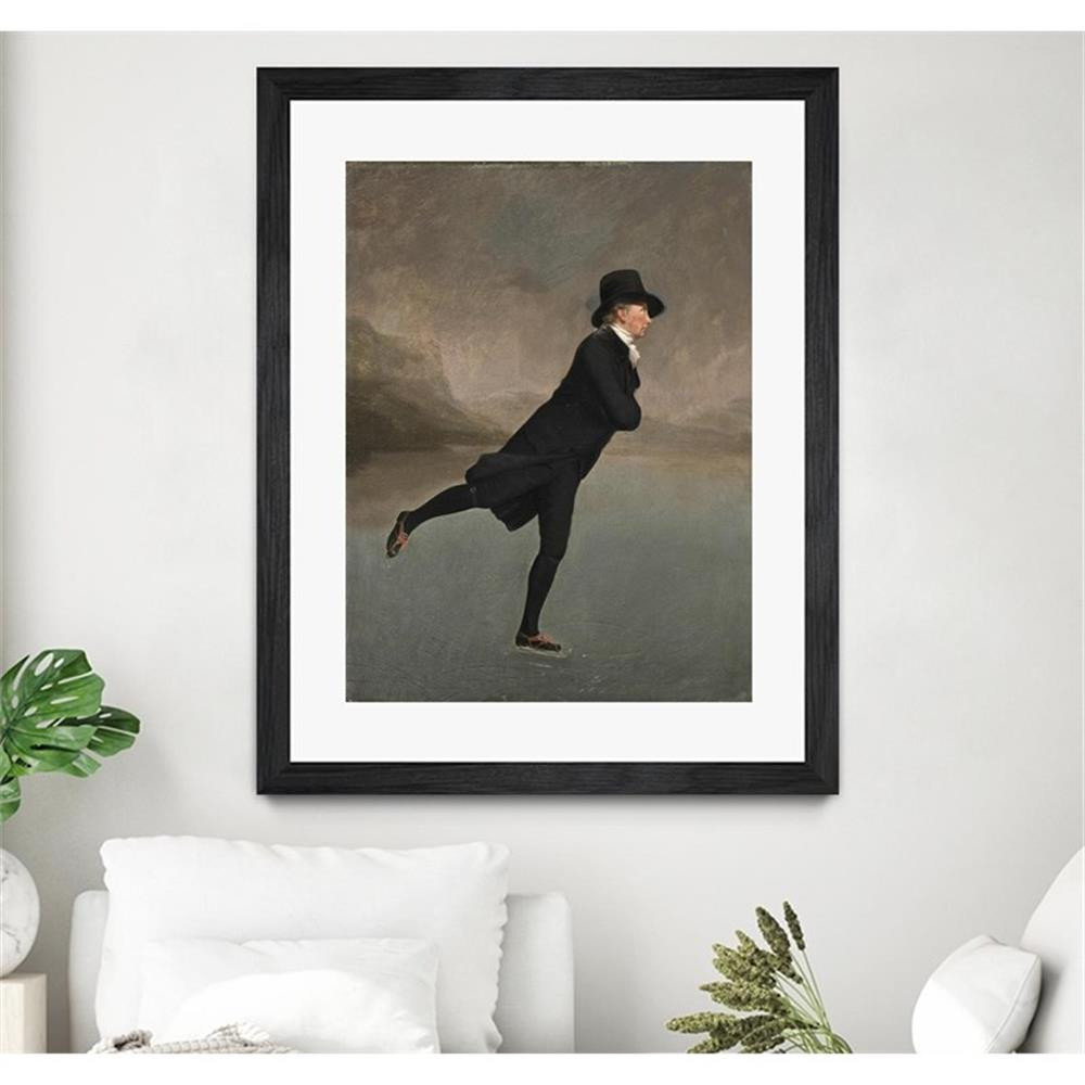 Giant Art 30x40 Reverend Robert Walker Skating Matted and Framed in ...