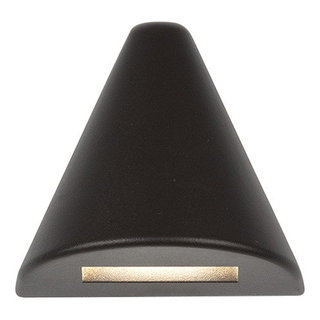 WAC Lighting 3021-30BZ 3.39" 12V 2.8W 2700K 1 LED Triangle Deck/Patio ...