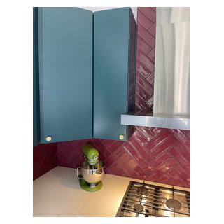 Colorful Tile and Floor Surfaces in a Quad Cities Home - Eclectic ...