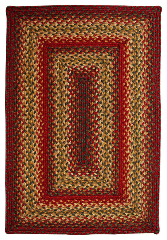 Cider Barn Braided Jute Rectangle Rug, 4'x6' - Contemporary - Area Rugs ...