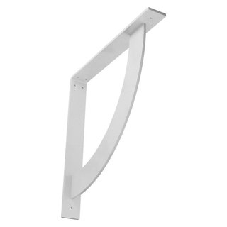 1 1/2"Wx5 1/2"Dx8"H Edwards Wrought Iron Bracket, Single Center Brace ...