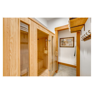 Snoqualmie Lodge - Rustic - Basement - Seattle - by Yankee Barn Homes ...