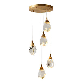 Luxury Diamond Crystal Chandelier - Contemporary - Chandeliers - by ...