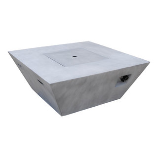 Teva Furniture Joshua GRC Firepit with Stainless Steel Burner ...
