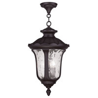 Livex Lighting 7858-07 Oxford - 3 Light Outdoor Pendant Lantern in ...