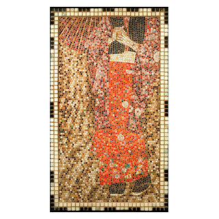 Geisha Mosaic Art - Asian - Tile Murals - by Anne Oshman Mosaics | Houzz