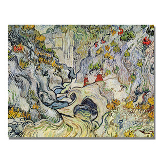 'The Ravine of the Peyroulets' Canvas Art by Vincent van Gogh, 18" x 24 ...