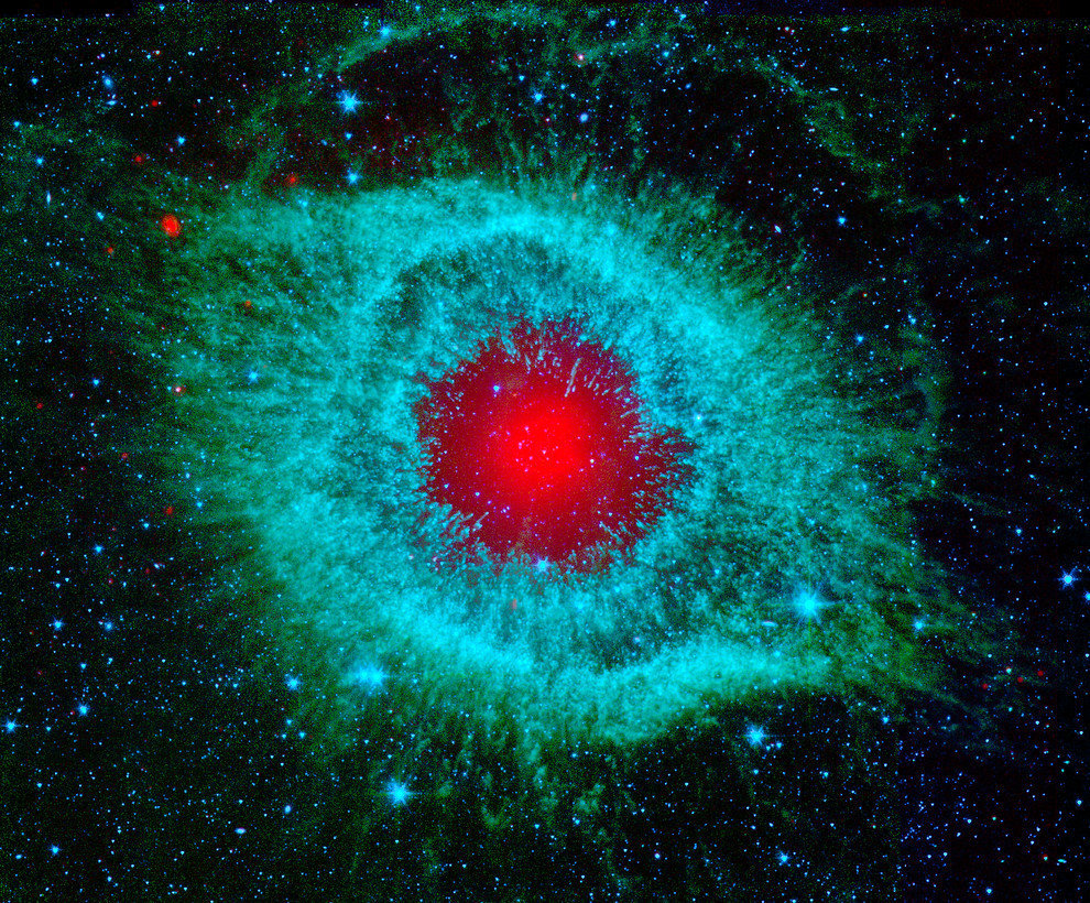 Comet Dust in Helix Nebula Print, 17" x 22" - Contemporary - Prints And ...