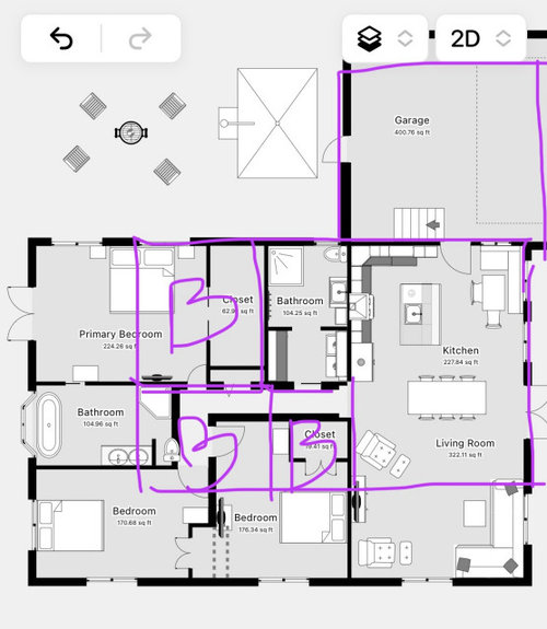 Where to put the closets? | Houzz Forum
