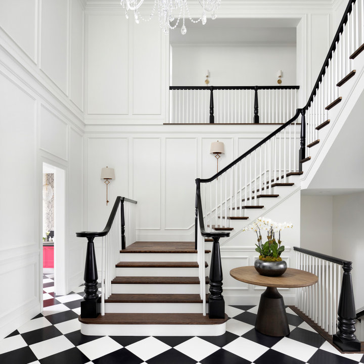 75 Wall Paneling Staircase Ideas You'll Love - May, 2026 | Houzz