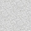 Bulan Silver Abstract Lines Wallpaper, Bolt - Contemporary - Wallpaper ...