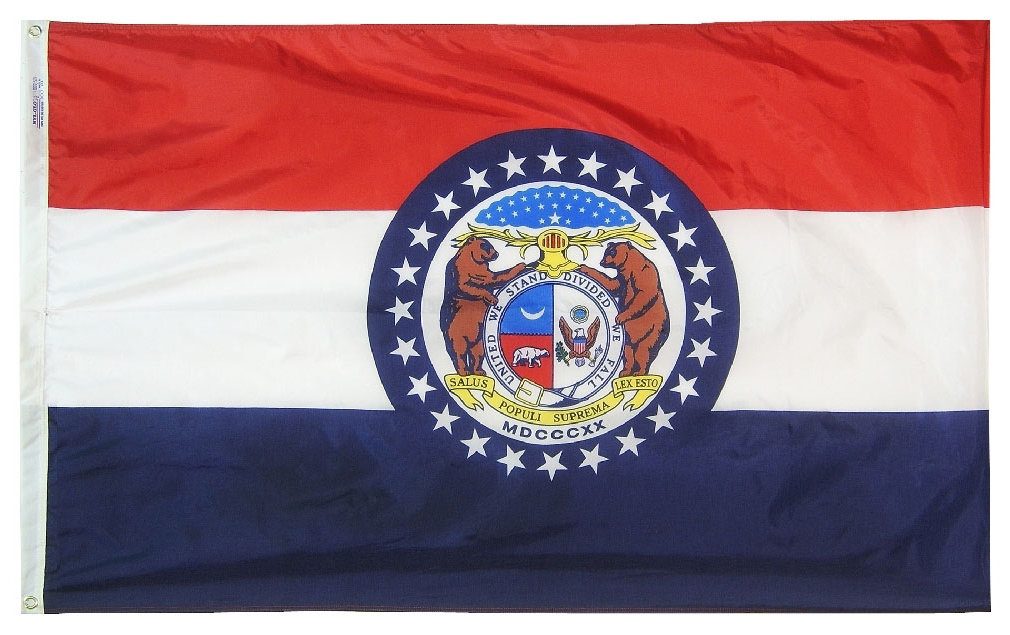 Missouri, 6'x10' Nylon Flag - Traditional - Flags And Flagpoles - by ...