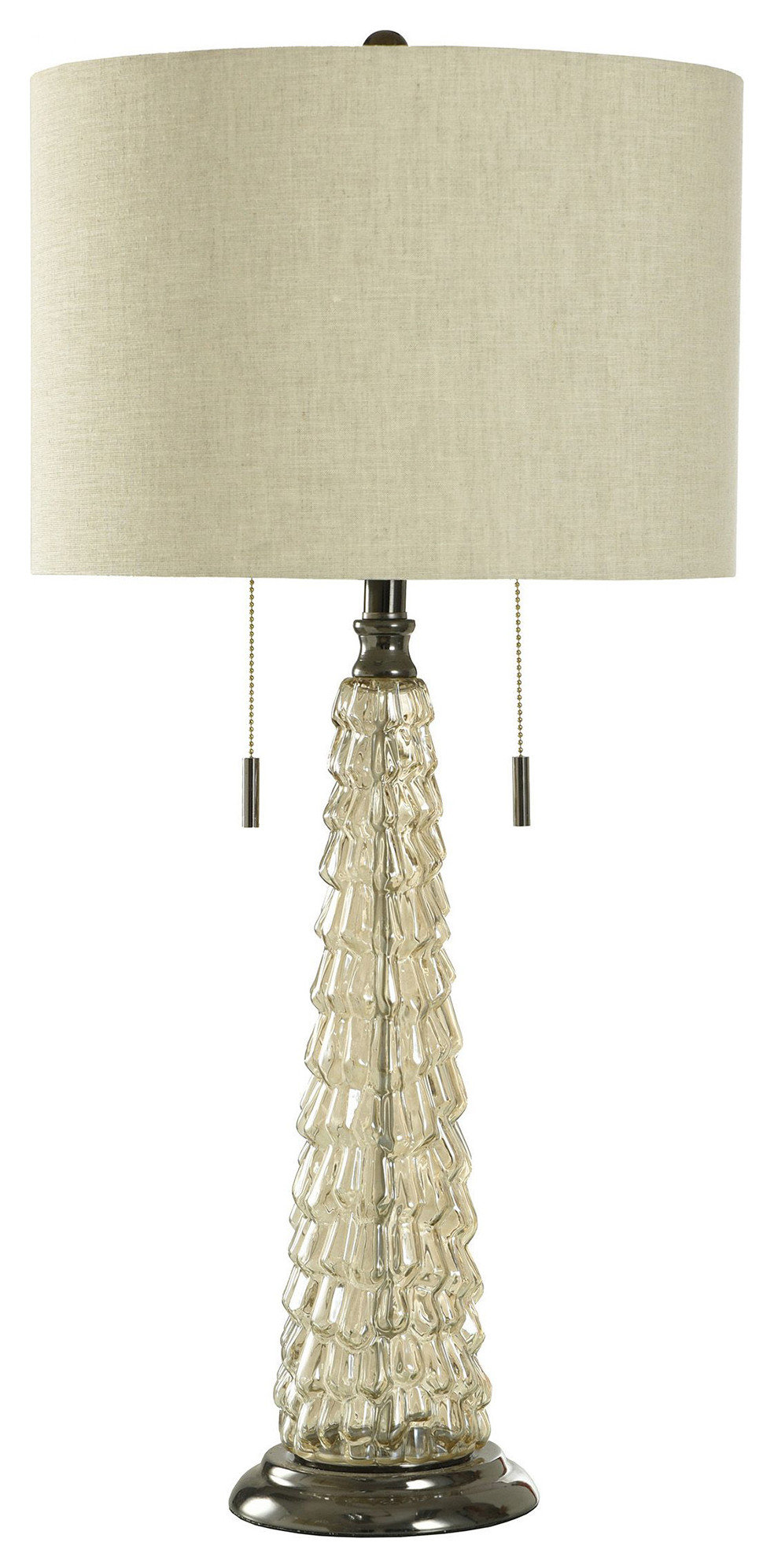 Chandi Glow Classic Table Lamp Tapered Tree Translucent Glass Design ...