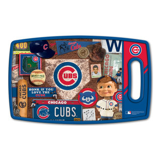 Chicago Cubs Retro Series Cutting Board - Traditional - Cutting Boards ...