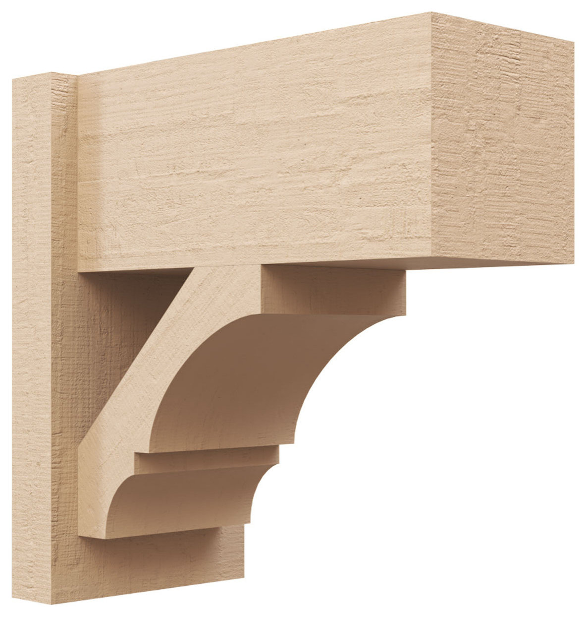 Balboa Block Rough Cedar Woodgrain TimberThane Outlooker, Primed Tan, 8 ...