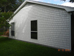 Addition to a brick house.