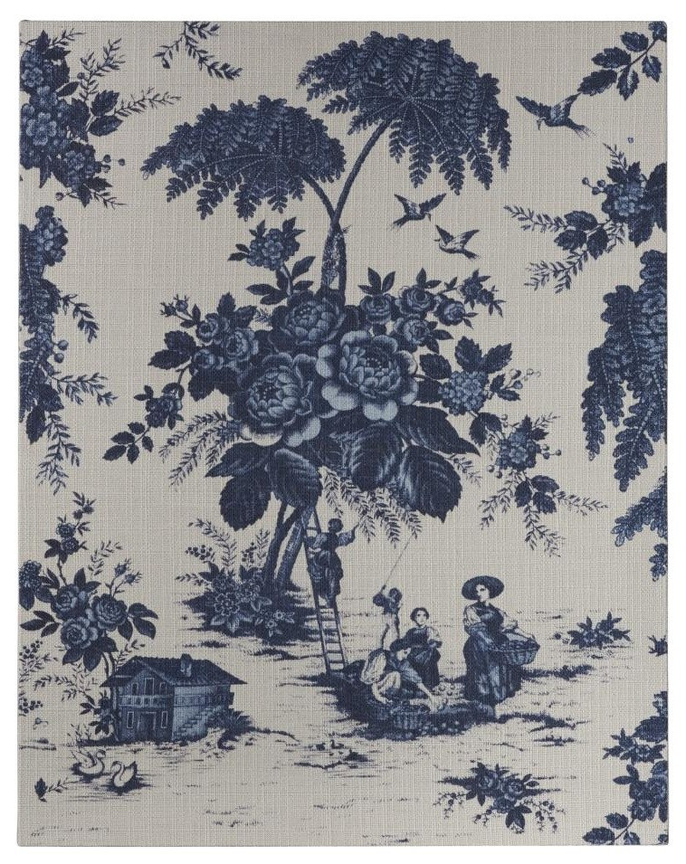 Toile Blue Gallery, 29 x 36 - Traditional - Artwork - by Tapestries ltd ...