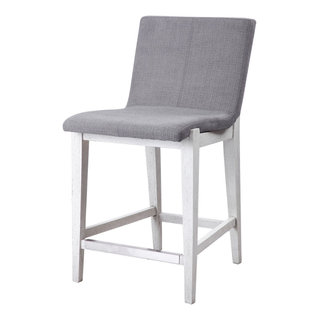 Uttermost Brazos Gray Counter stool - Farmhouse - Bar Stools And ...
