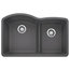 Blanco 441590 32"x20.8" Granite Double Undermount Kitchen Sink ...