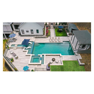 Straight Line Pools - Modern - Pool - Atlanta - by Georgia Classic Pool ...