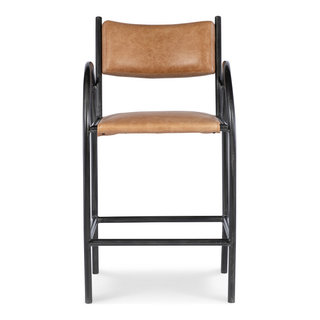 Alex Rounded Counter Stool - Industrial - Bar Stools And Counter Stools ...