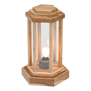 Zuo Modern Latter Small Floor Lamp Natural - Transitional - Outdoor ...